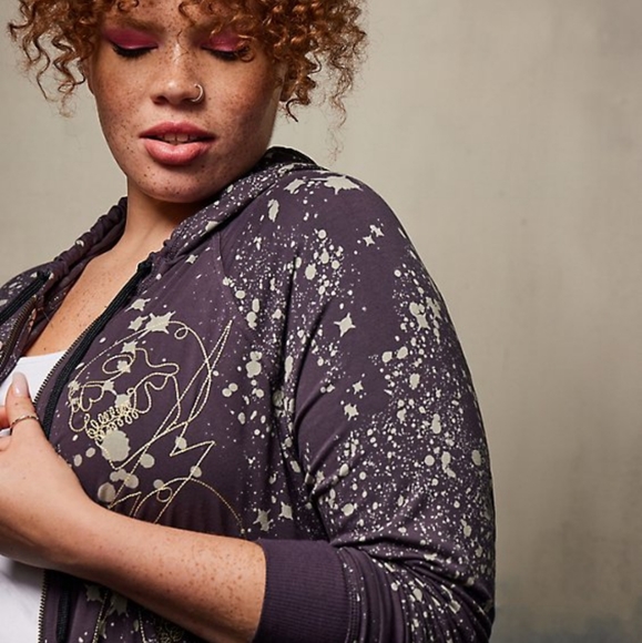 torrid | Tops | 225 Love Sick Skull Splatter Zip Up Hoodie | Poshmark
